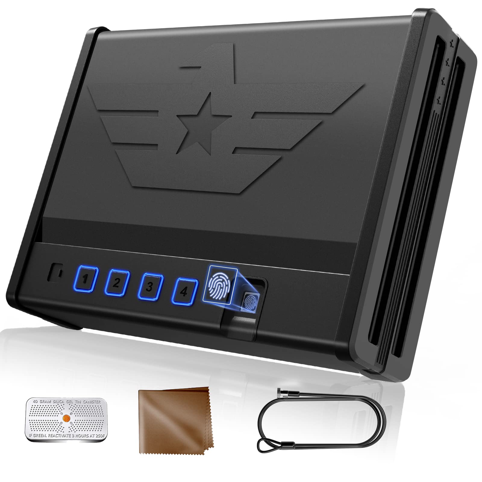 Buy BONANO Safe, Biometric Safe for Pistols, Safe for 2 Pistols ...