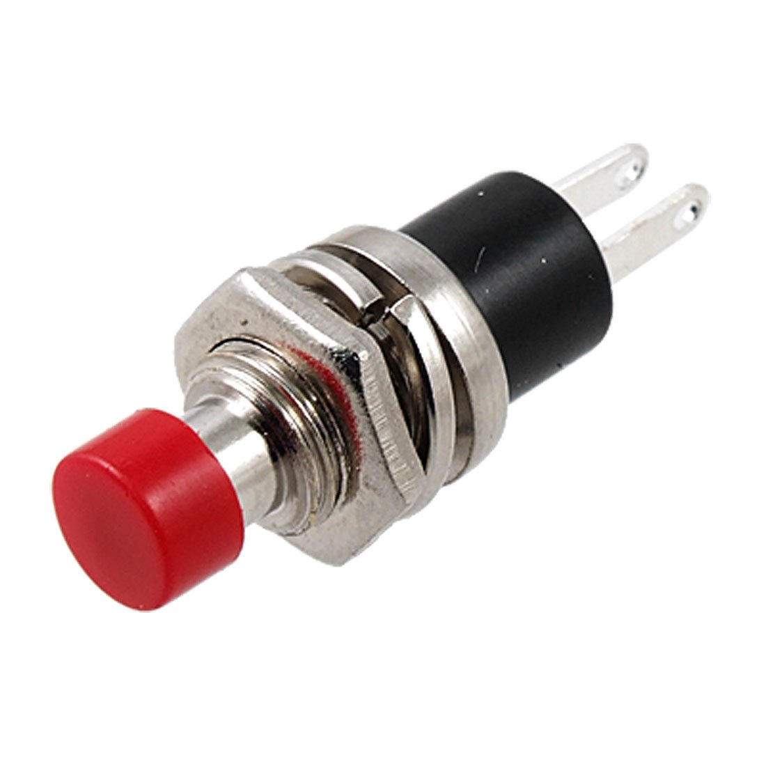 250V 3A Off- NO N/O SPST Panel Mount Momentary Round Pushbutton Switch ...