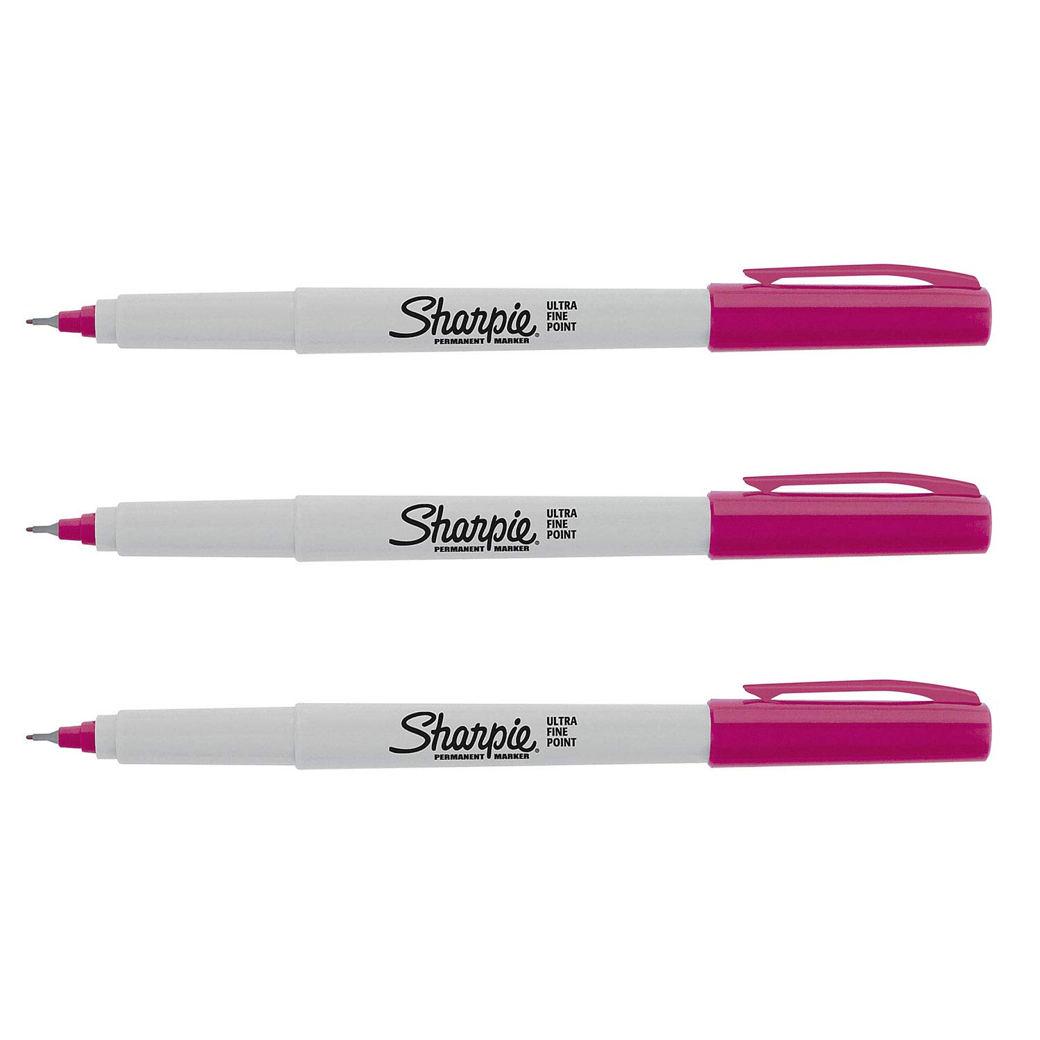 Amazon.com : Sharpie Permanent Marker, Ultra Fine Point, Berry, 3-Count ...