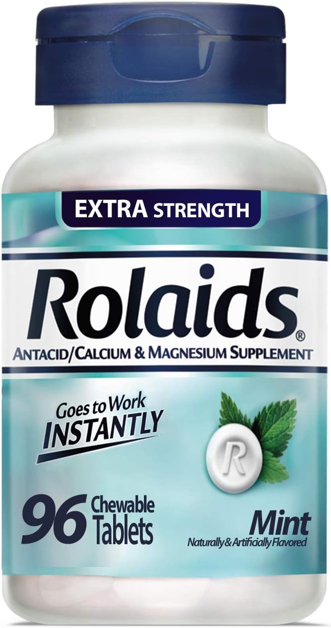 Amazon.com: Rolaids R10034 Ultra Strength Antacid Chewable Tablets ...