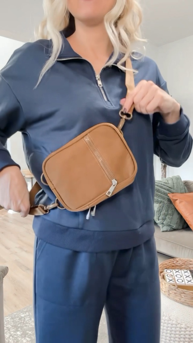 Watch A versatile crossbody/mini backpack! Outfit is true to size on ...