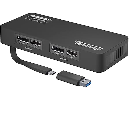 Amazon.com: StarTech.com 3-Port Multi Monitor Adapter - DisplayPort 1.4 ...