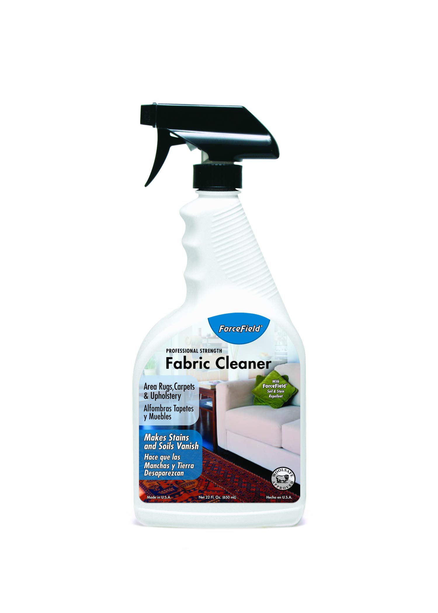 ForceField Fabric Cleaner - Professional Strength - Deeply Penetrates ...
