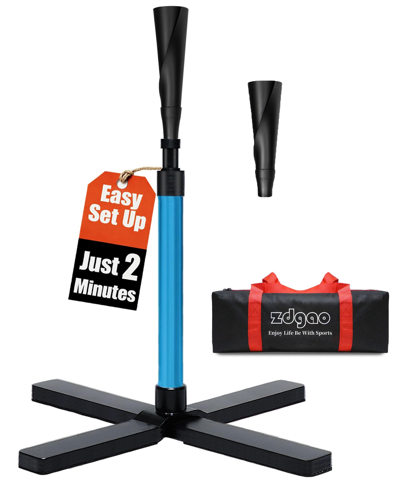 Snapklik.com : New X-Style Original Batting Tee Adjustable 25"-37 ...