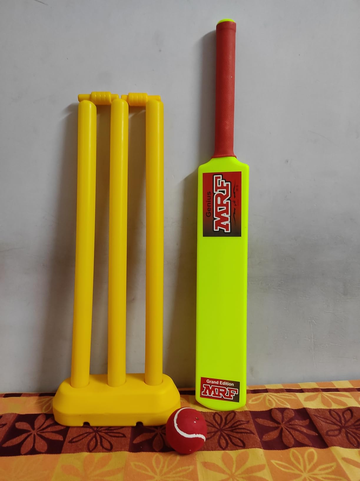Buy Bull Fitz Kids Cricket Bat Set for Boys Age 6-10 | Size 3 Plastic ...