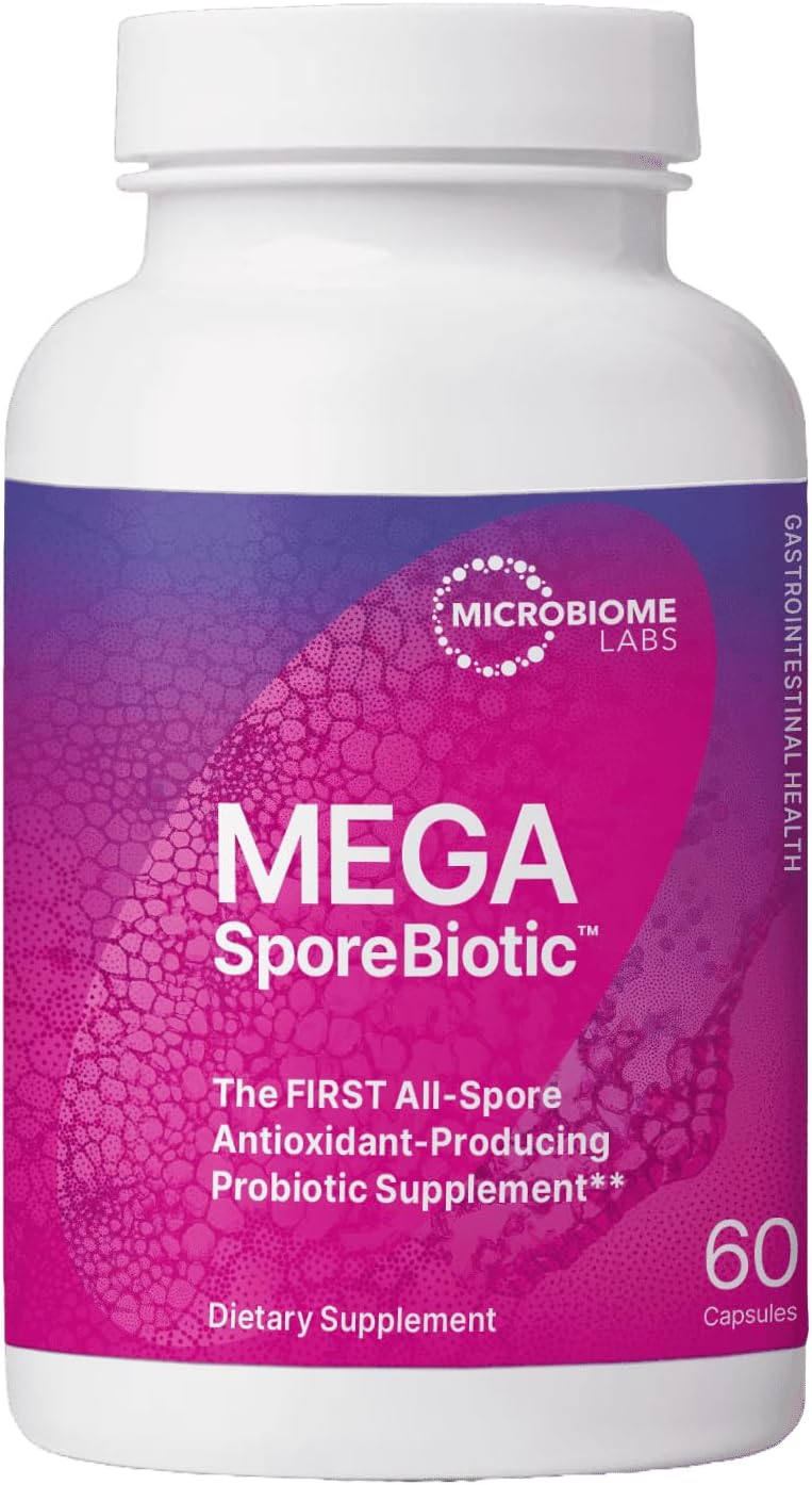 Amazon.com: Microbiome Labs MegaSporeBiotic Probiotics for Women & Men ...