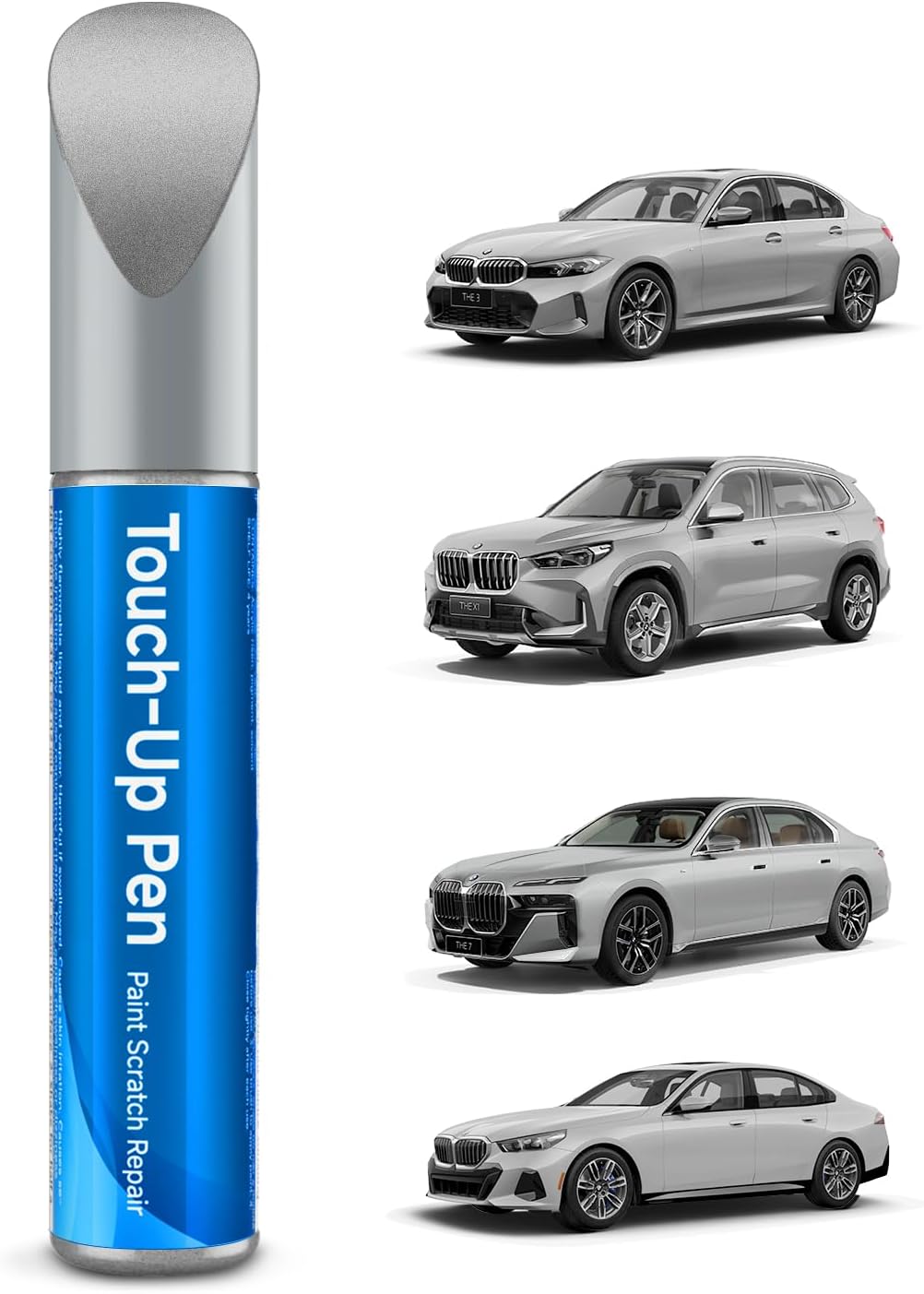 Amazon.com: TESLAUNCH Touch Up Paint for BMW, Glacier Silver Metallic ...