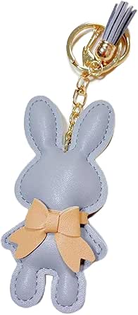 Amazon.com: Fuerxy Cute Bunny Keychain, Rabbit Keychain for Women ...