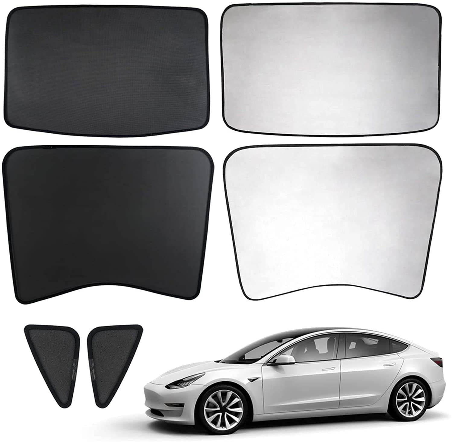 Buy Glass Roof Sunshade for 2021 2022 Tesla Model 3,Car Glass Roof ...