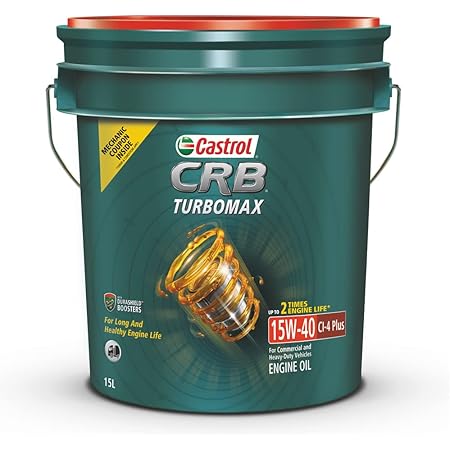 Castrol CRB TURBOMAX 15W-40 CK4 Diesel Engine Oil for Commercial and ...