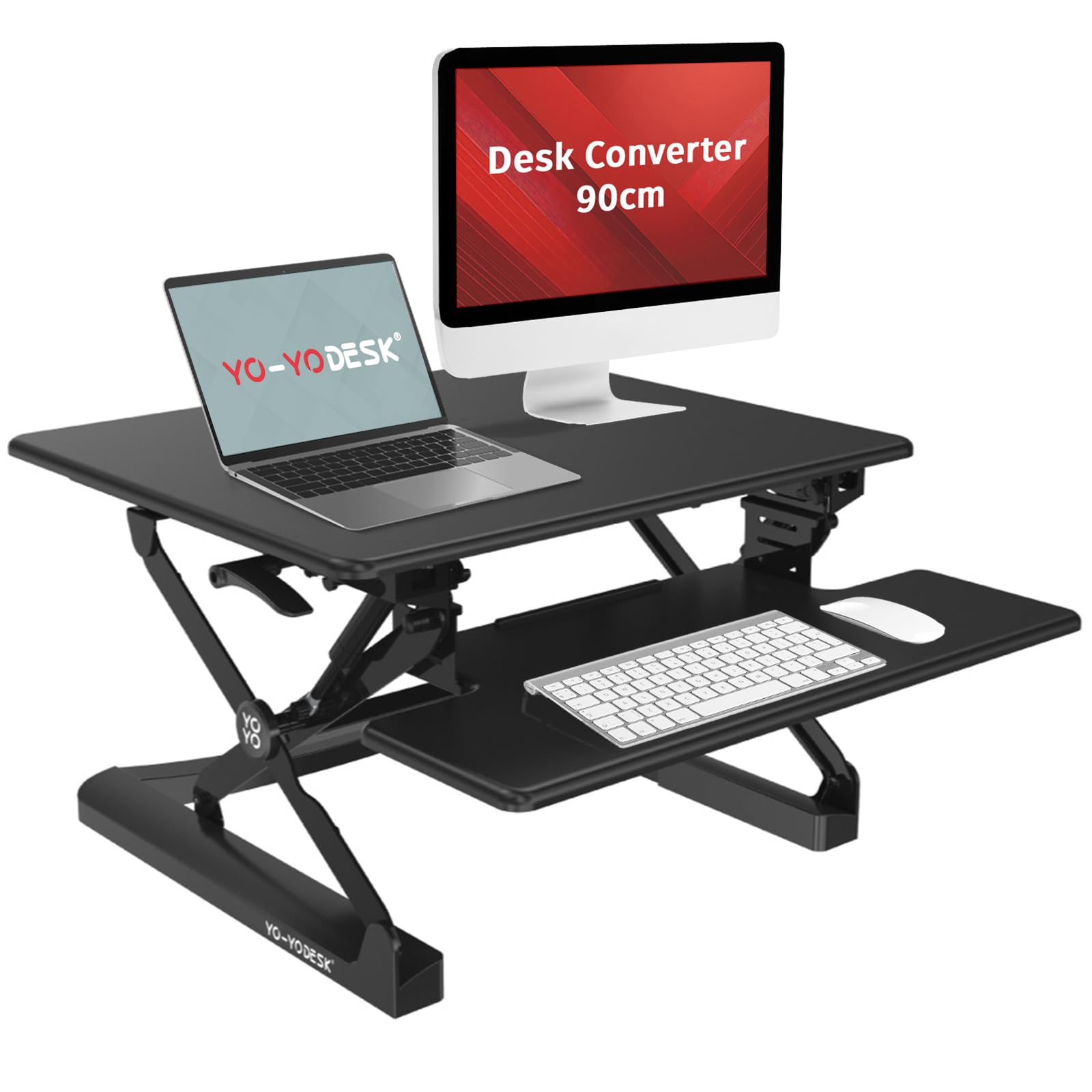 Yo Yo Desk Standing Desk Converter Transform Any Desk Into | Desertcart ...