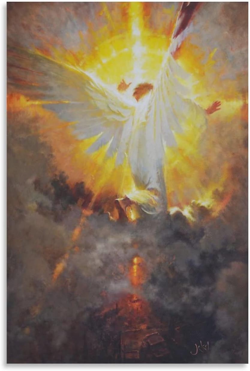 Amazon.com: Art Posters Angel Art, Biblical Art, Spiritual Art Wall Art ...