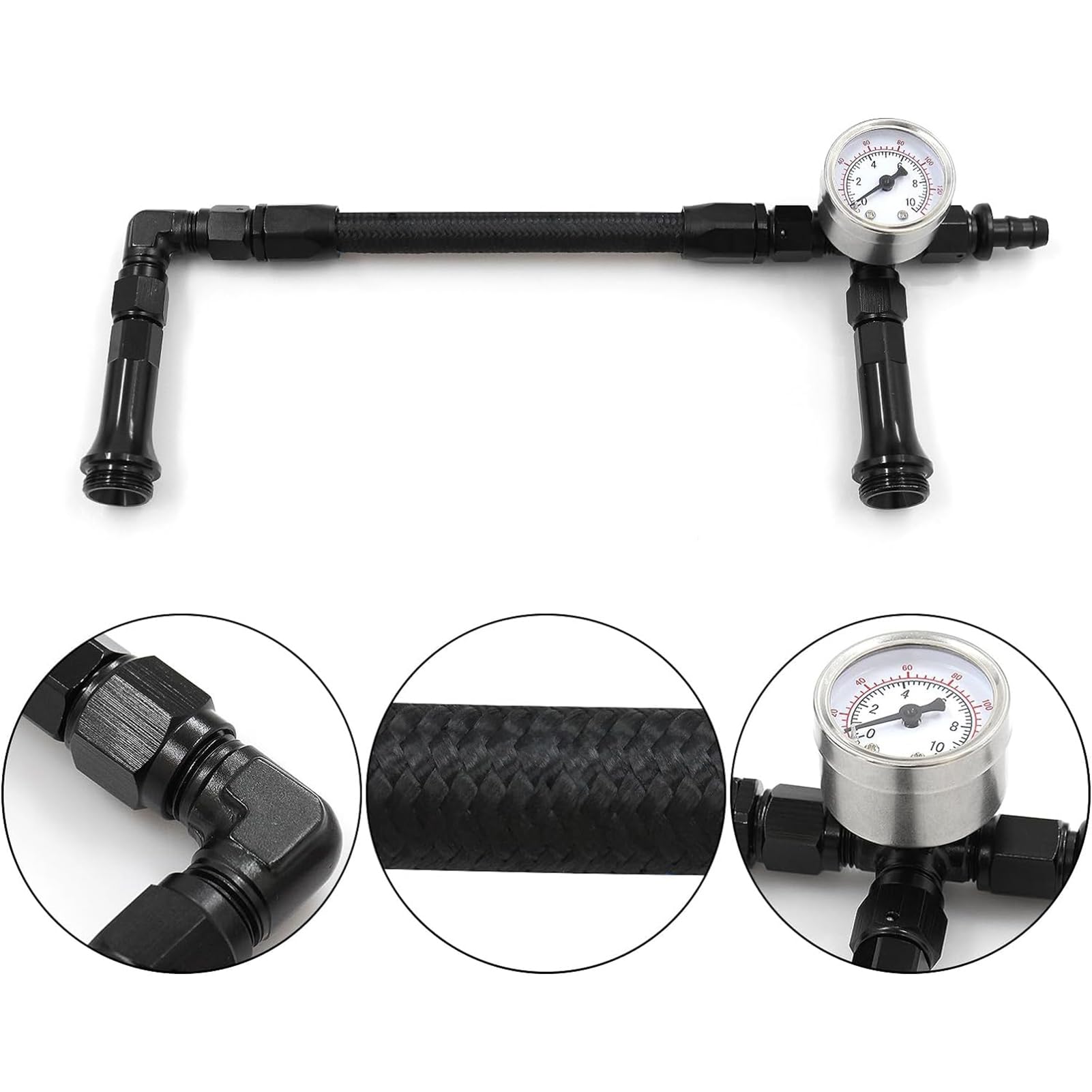 7/8-20 Thread Fuel Inlet Dual Feed Fuel Line For 4150 Holley Carburetor ...