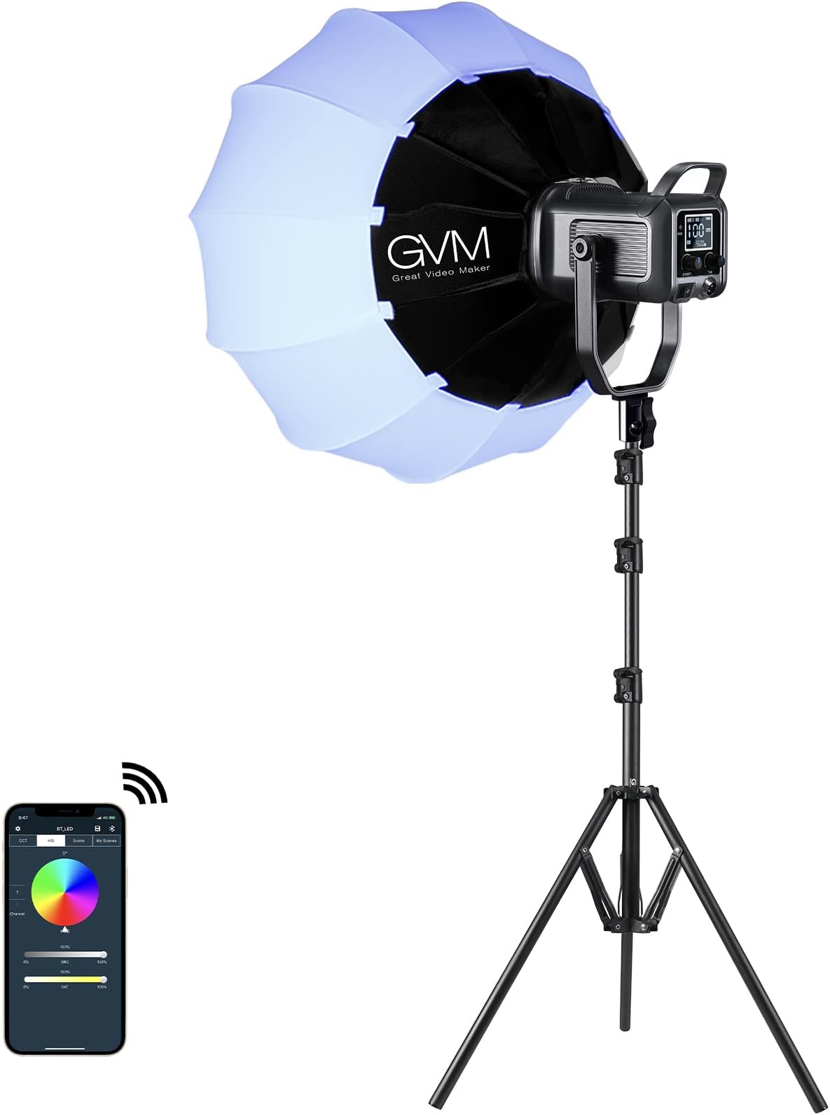 Amazon.com : GVM 80W Video Light, Studio Lights for Photography ...