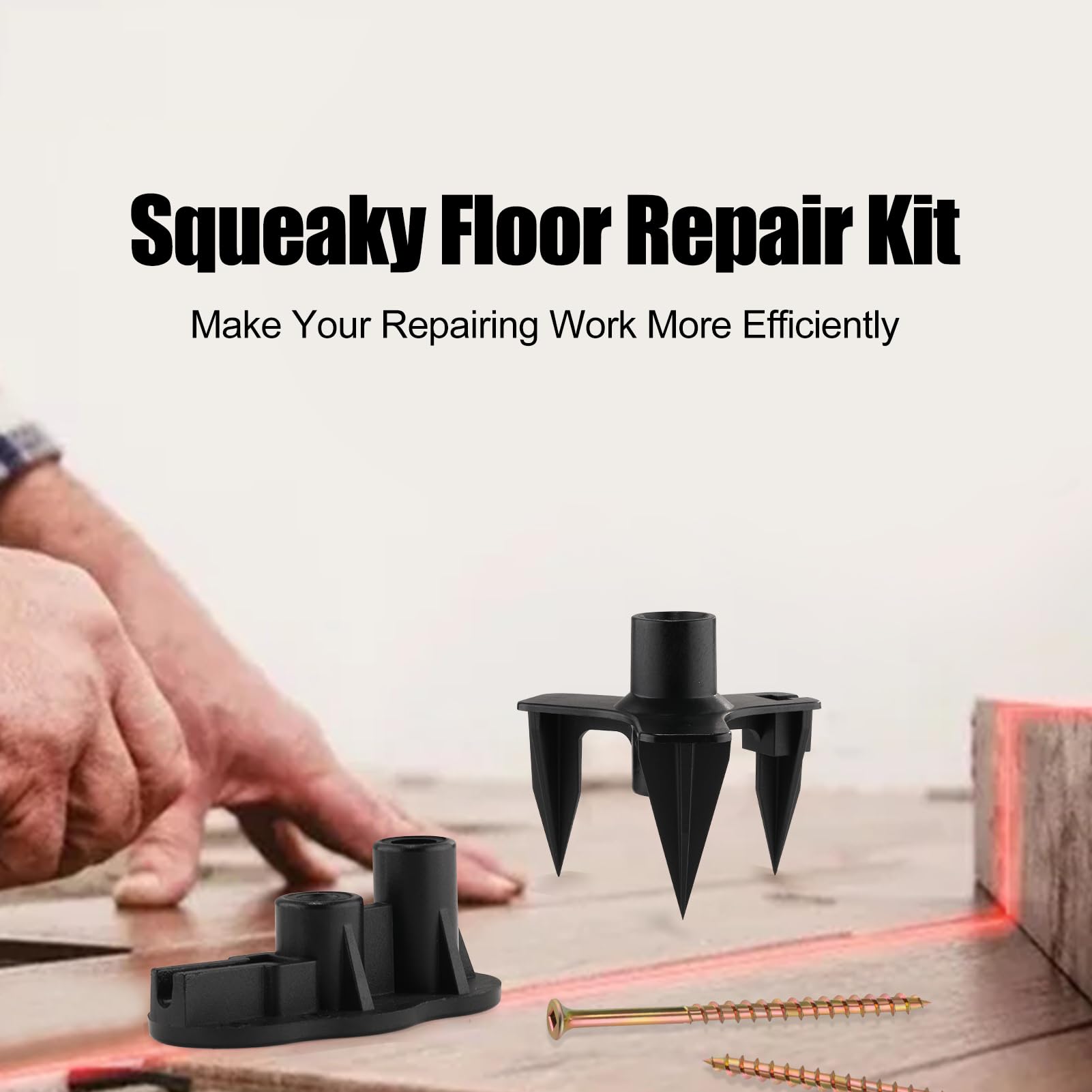 Wood Floor Noise Eliminator Squeaky Floor Repair Kit, Floor Fix Screws ...