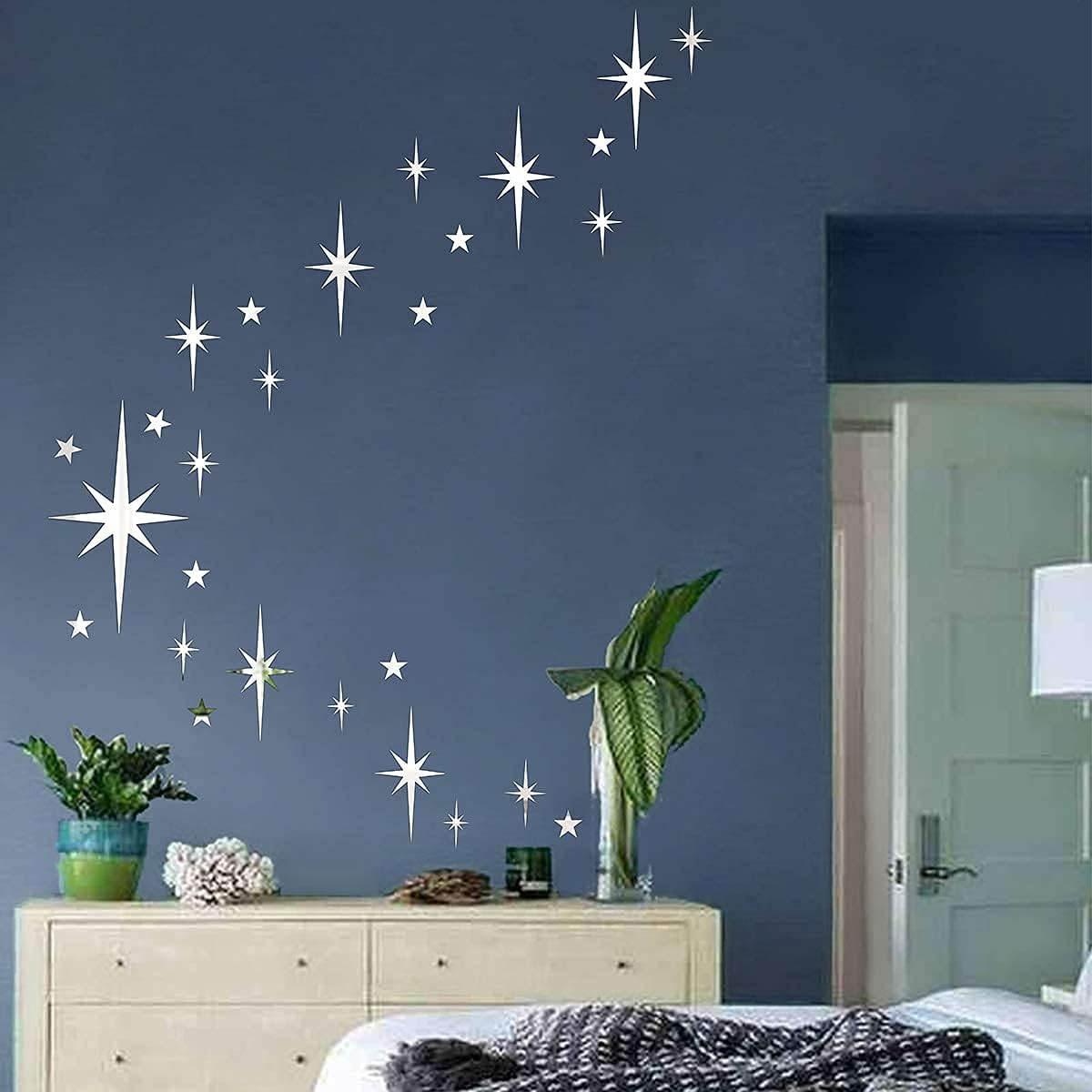 Amazon.com: European Mirror Sticker for ceilling Decoration, DIY Top ...