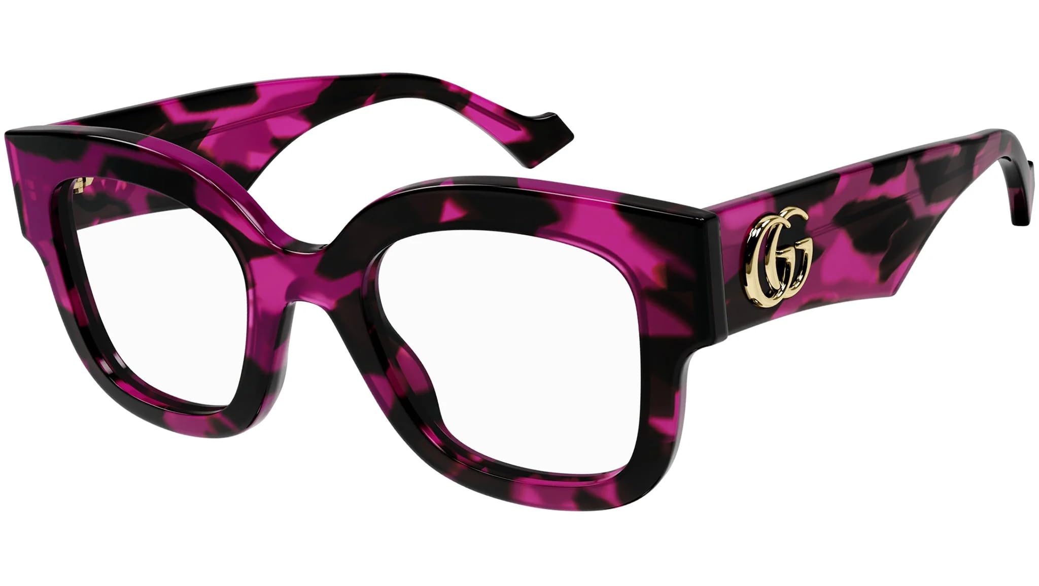 Gucci GG1423O 003 Colored Havana Soft Cat-eye Women's Eyeglasses at ...