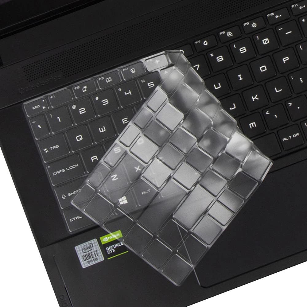 Keyboard Cover for MSI Creator 15 A10SFS 15.6", GS66 Stealth, MSI GE66 ...