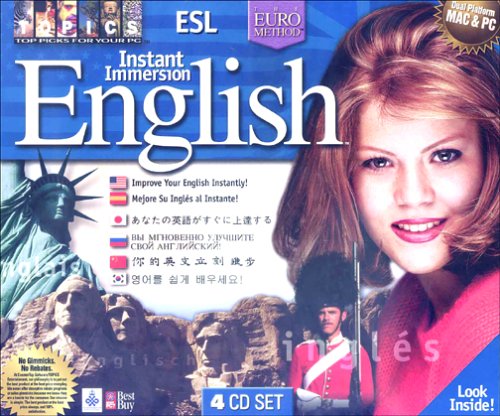 Instant Immersion - English - ESL (4 CD-ROM) : Amazon.in: Software