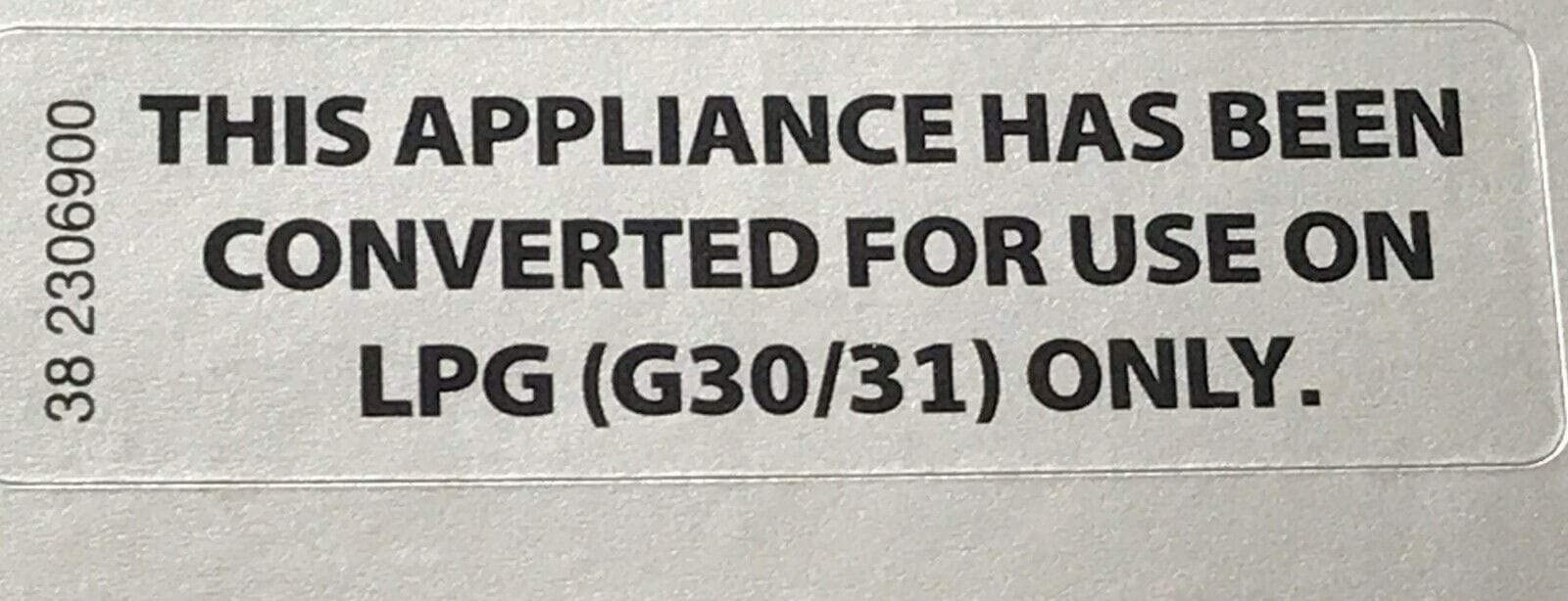 Buy LPG Conversion Adhesive Label Sticker for LPG Propane Butane G30 ...