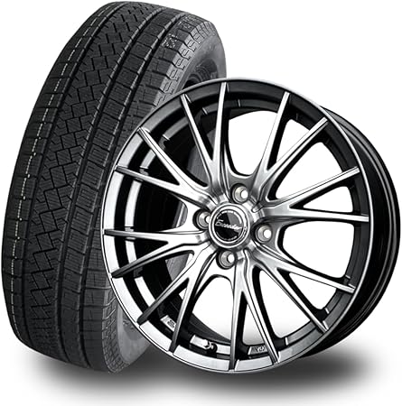 Amazon | 195/65R16 スタッドレスタイヤ&ホイール4本セット ロッキー/ライズ他 (※注意:ハイブリッド5穴車装着不可) | タイヤ・ホイールセット | 車＆バイク