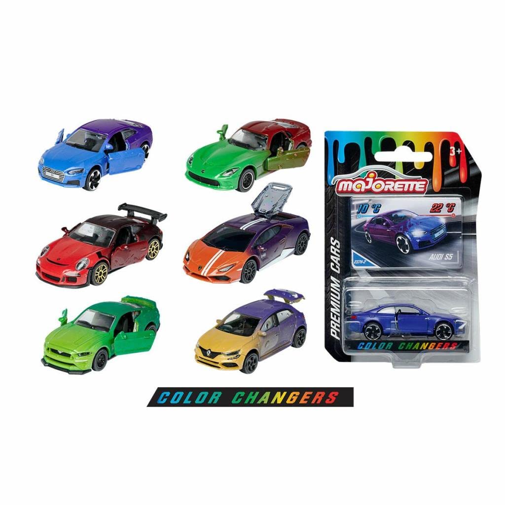 Majorette Limited Edition 6 Premium Cars Color Changers 1 Piece (Random ...