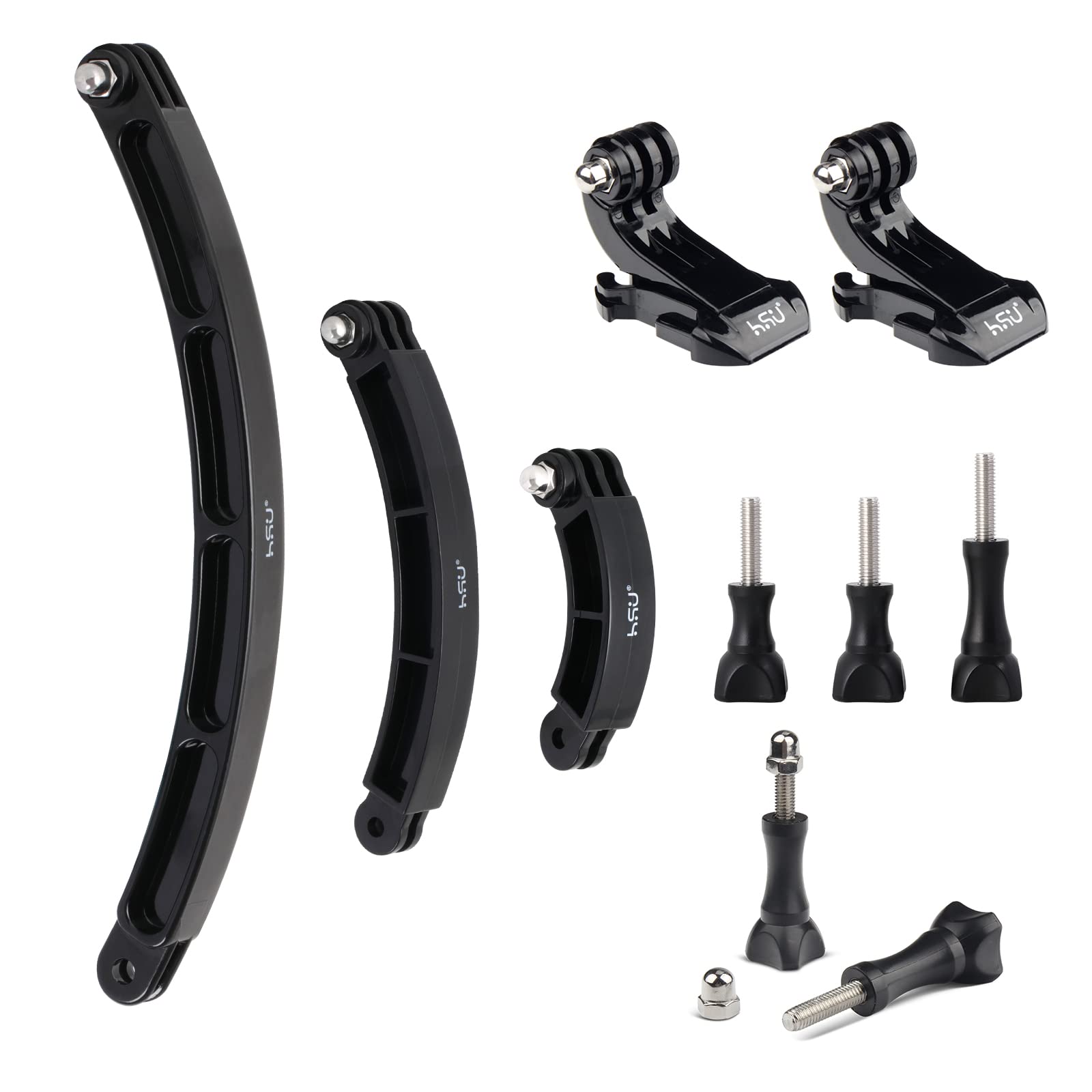 Amazon.com: HSU Vertical J-Hook Buckle Mount and Curved Extension Arm ...