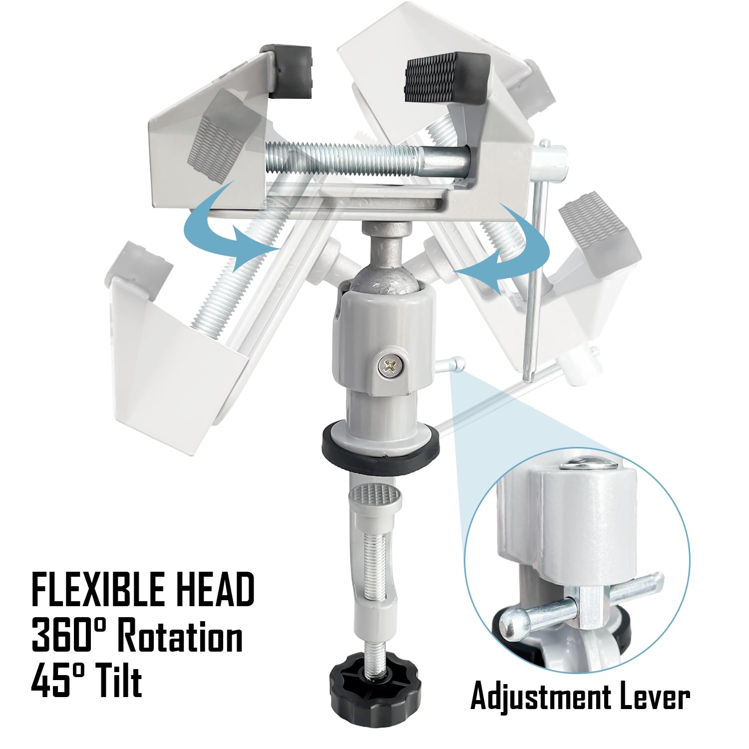 Snapklik.com : 3" Universal Table Vise Swivel Bench Vise Tabletop Clamp ...