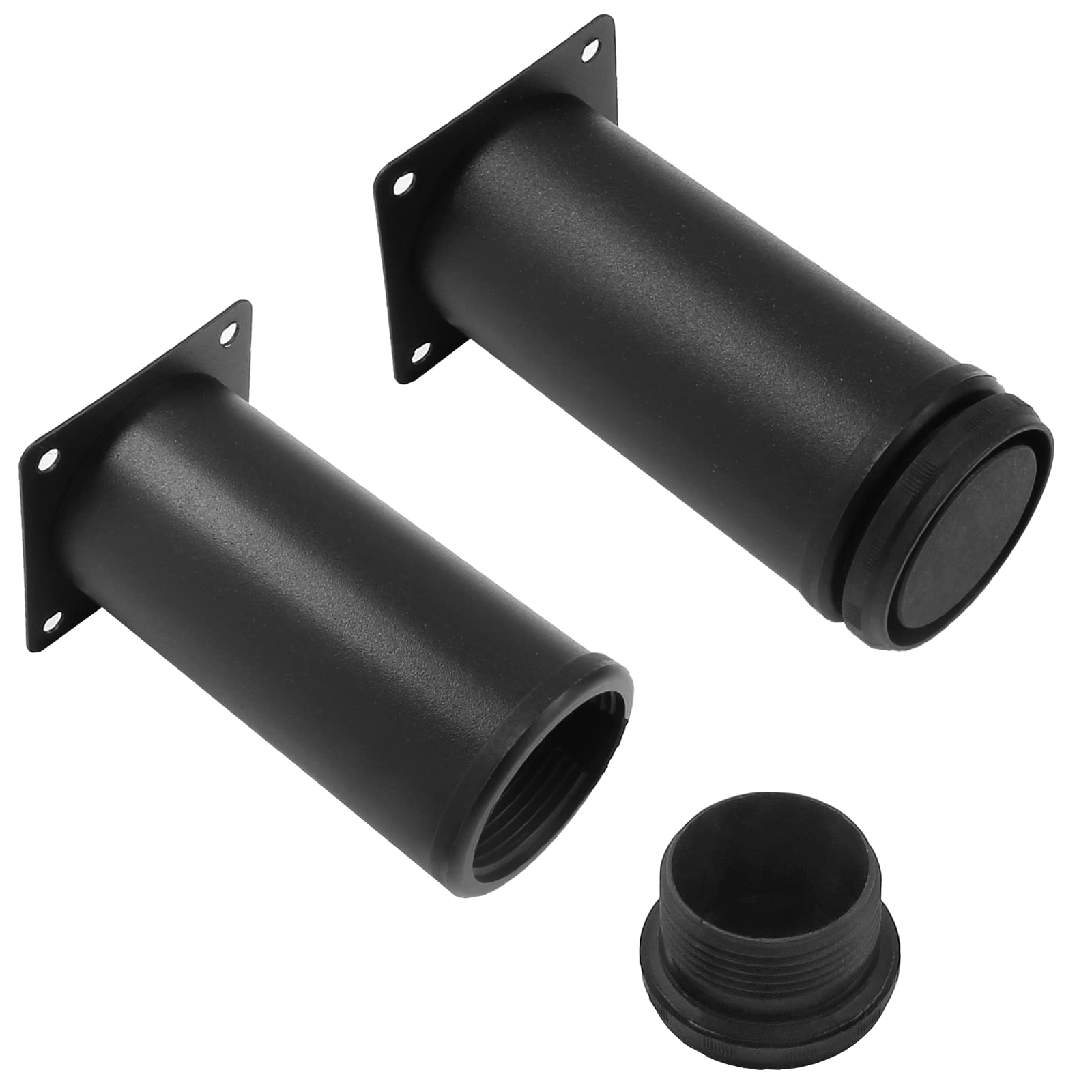 Snapklik.com : Kyuionty Set Of 4 Stainless Steel Furniture Legs 5 Inch ...