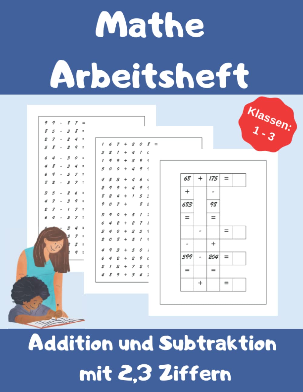 Mathe Arbeitsheft Addition Und Subtraktion Mit 2 3 Ziffern Klassen ...