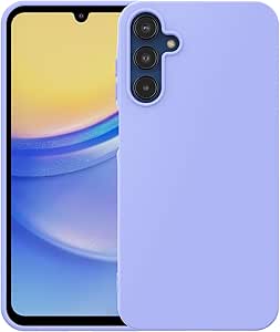 Amazon.com: Foluu Silicone Case for Samsung Galaxy A15 5G, Liquid Gel Rubber Bumper Case with ...