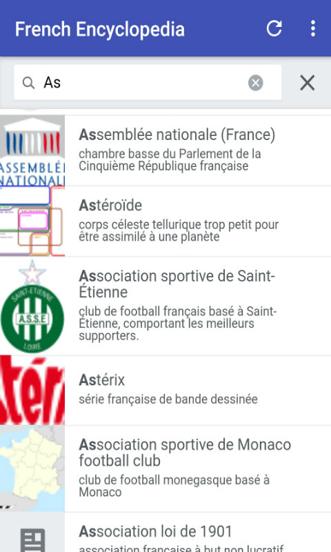 French Encyclopedia - App on Amazon Appstore