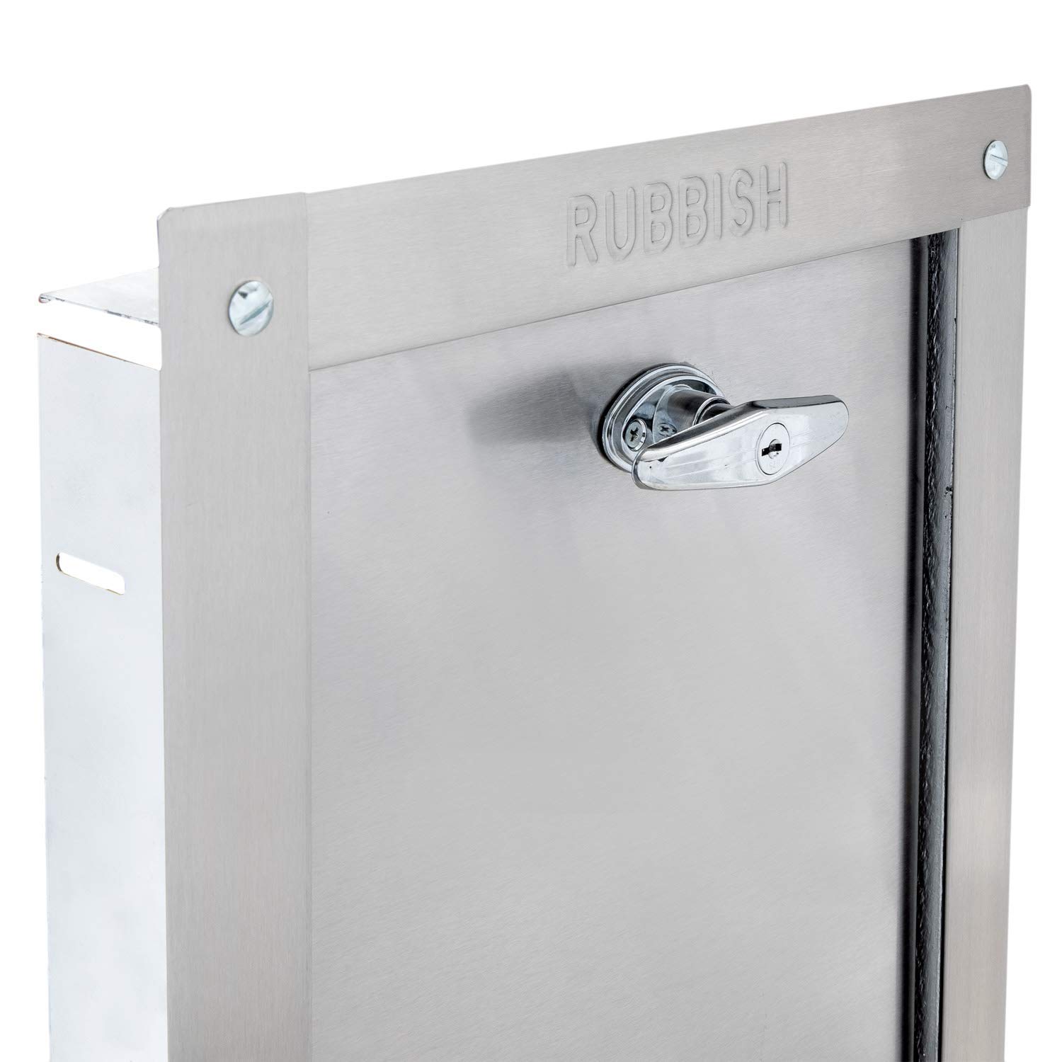 Snapklik.com : Midland Style Stainless Steel Trash Chute Door - Bottom ...