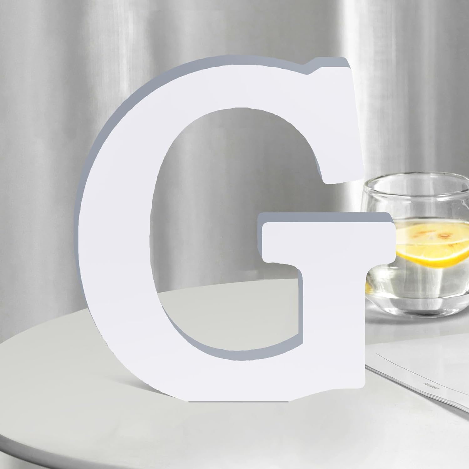 Amazon.com: White Wooden Letters 8 Inch for Wall Decor,Large Unfinished ...