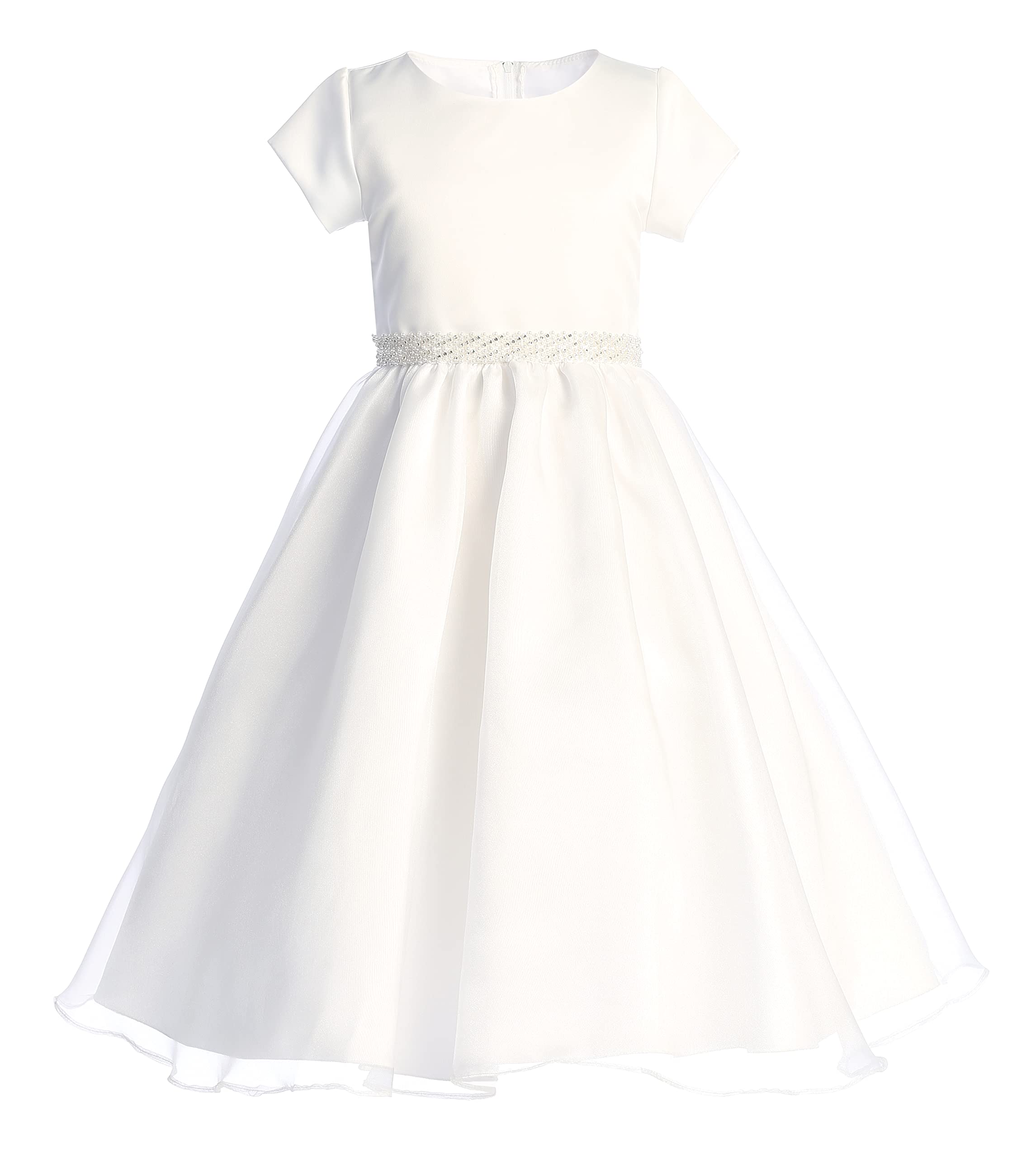 Amazon.com: Pink Princess First Communion Dresses for Girls 7-16 Plus ...