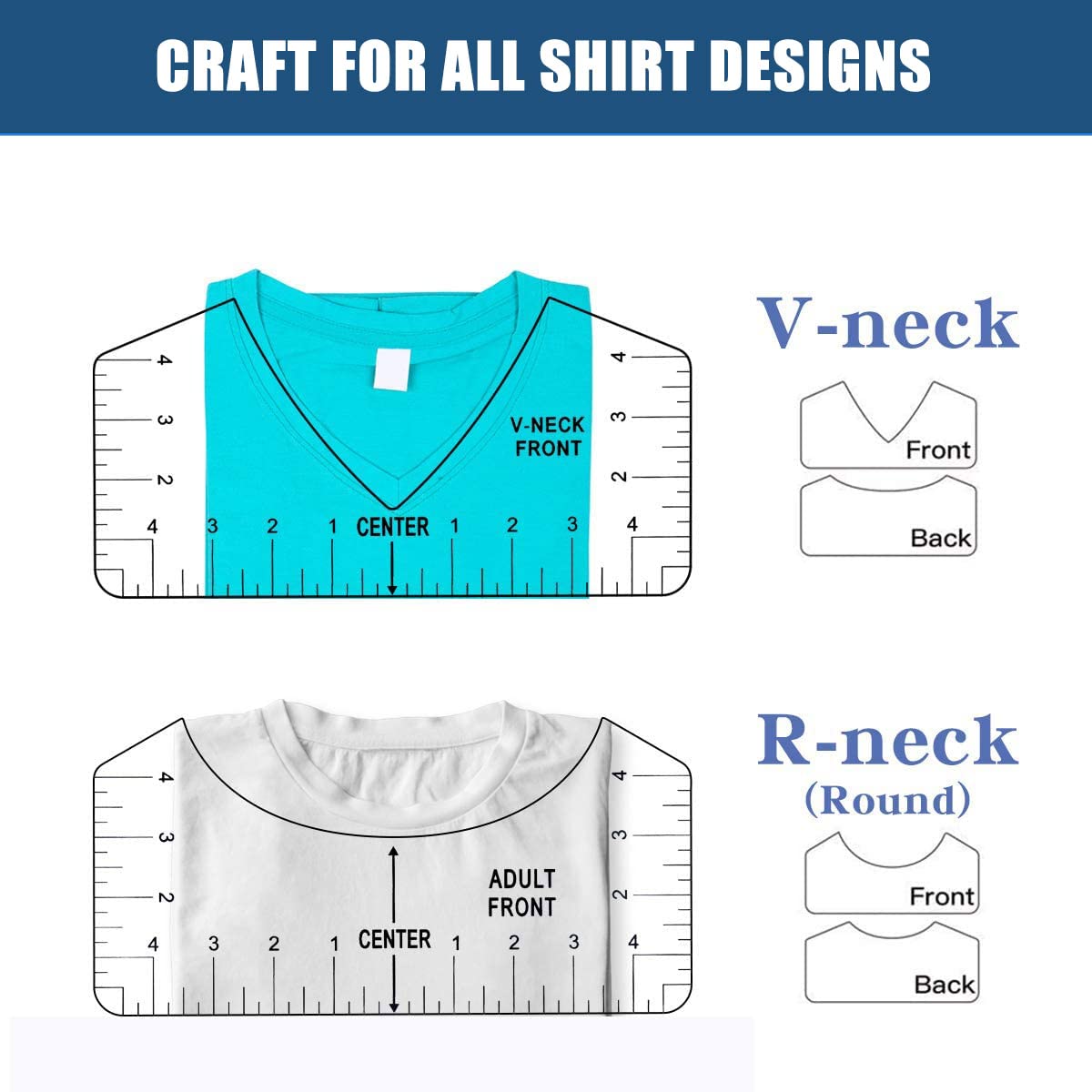 Snapklik.com : Vowlove Tshirt Ruler Guide For Vinyl Alignment - Tee ...