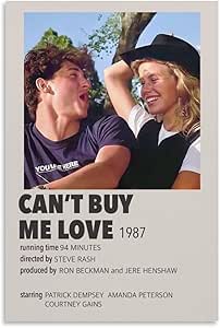 Amazon.com: Can't Buy Me Love Movie Poster 8 Living Room Printing Oil ...