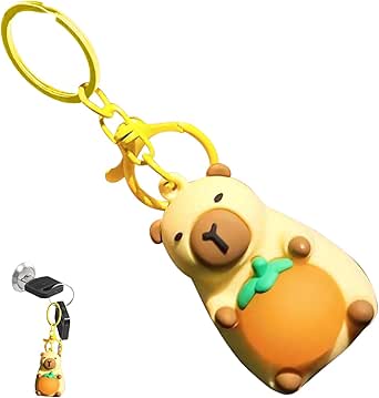 Amazon.co.jp: Capybara Keychain Mini, Capybara Keychain - Capybara ...
