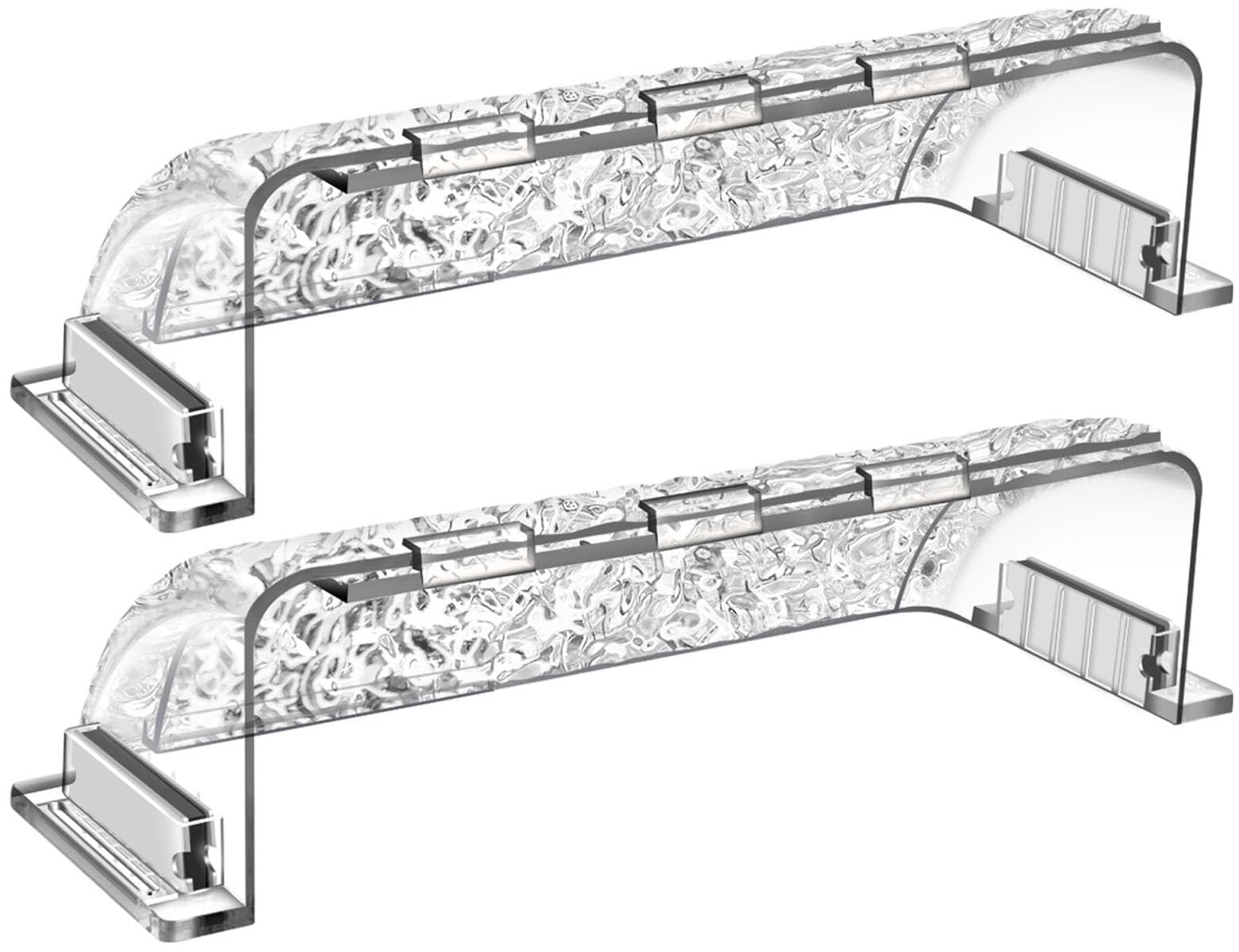 Magnetic Air & Hear Deflectors, 9”-15.5” Adjustable Vent Deflector for ...