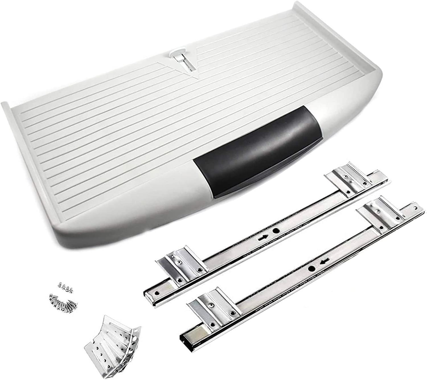 Amazon.com : Ergonomic Slide-Out Keyboard Drawer, Adjustable Height ...