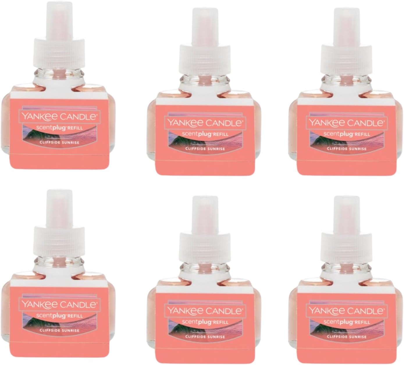 Amazon.com: Yankee Candle Scent Plug Refill, Cliffside Sunrise (Pack of ...