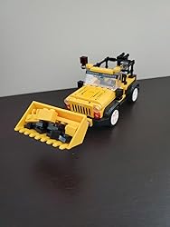 Amazon.com: Block Builder Jeep Wrangler Car Building Block Set (242 ...