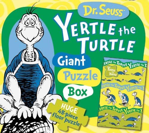 Amazon.com: Dr. Seuss Yertle The Turtle Giant Puzzle Box: Huge 48-Piece ...