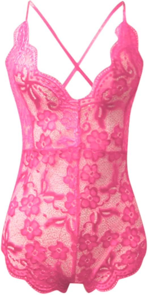 Womens Tight Spaghetti Straps Tummy Control Lingerie for Women Teddies ...