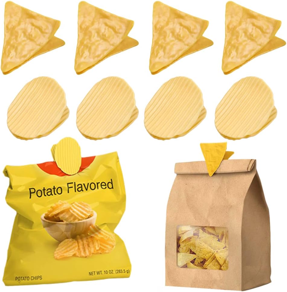 Amazon.com: PEOVLVN 8 Pcs Cute Chip Clips, Chip Clips Bag Clips Food ...