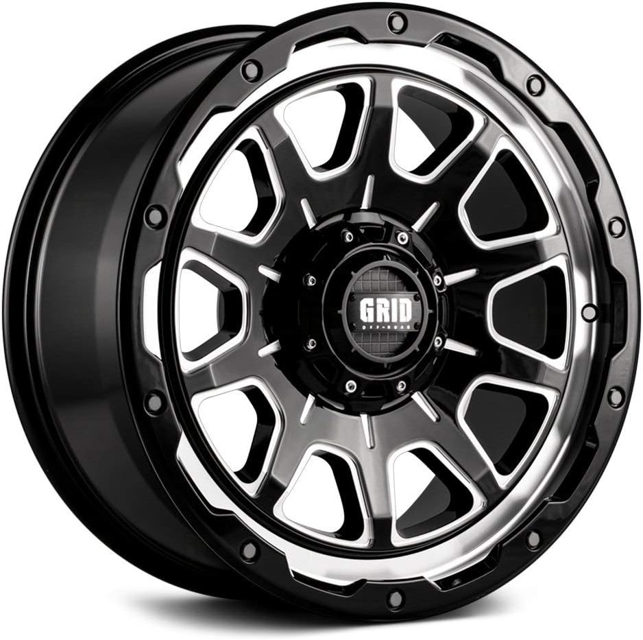 Amazon.com: Grid Off-Road GD15 Custom Wheel - 17x9, -12 Offset, 5x139.7 ...