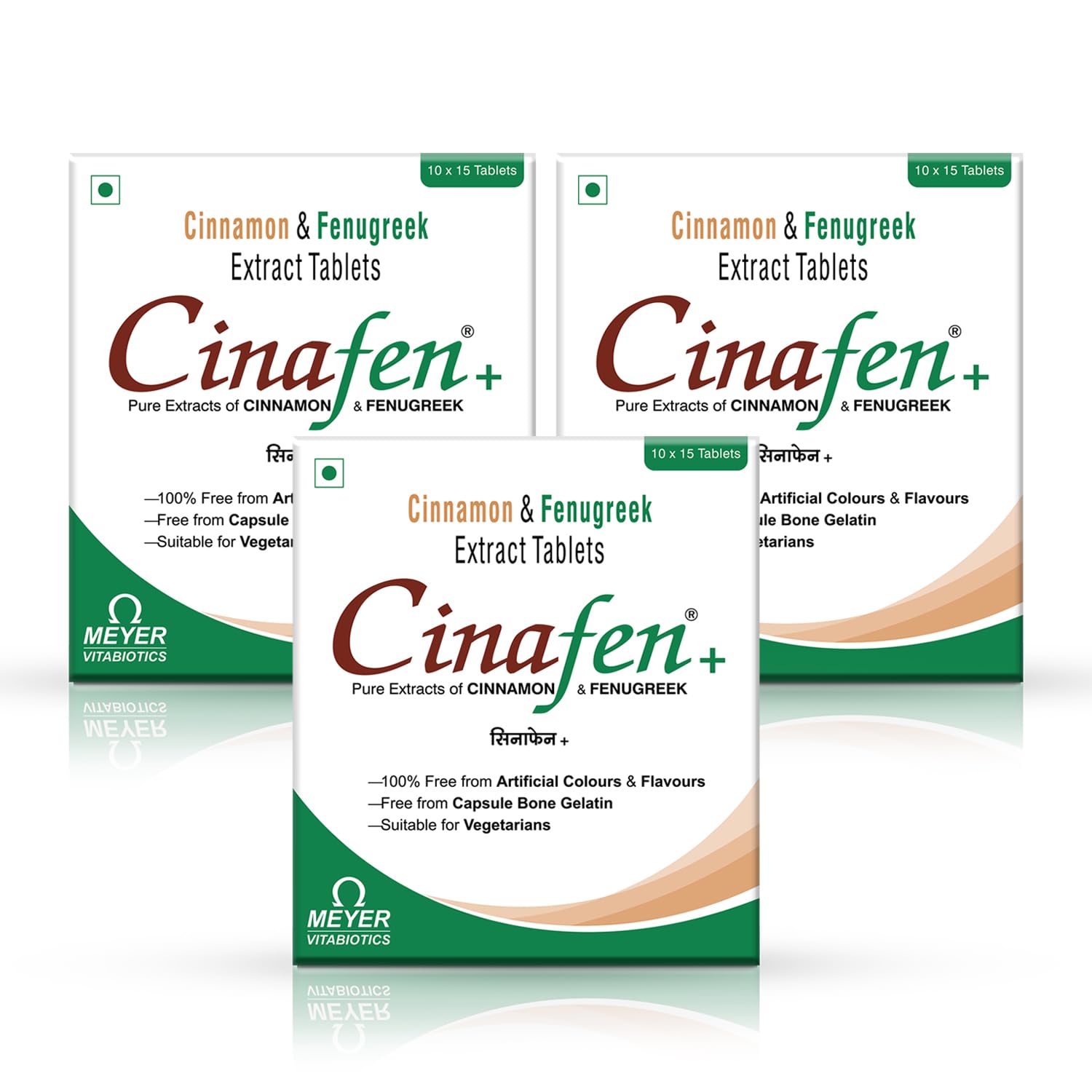 Cinafen Plus Tablets With Cinnamon And Fenugreek Extracts To Improve ...
