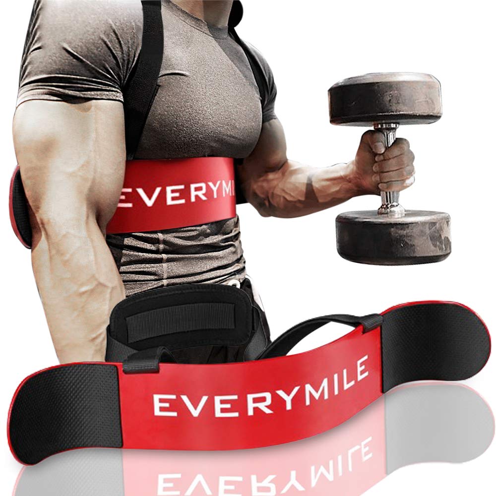 Red Everymile Fitness Arm Curl Blaster Sports Arm Blaster Biceps ...