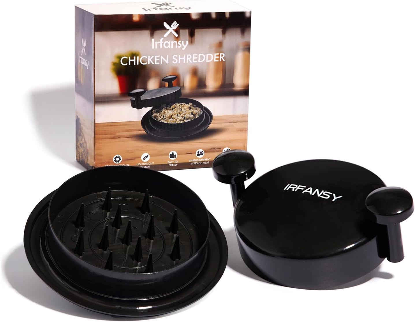 Amazon.com : IRFANSY Ultimate Chicken Shredder Tool, Meat Shredder ...