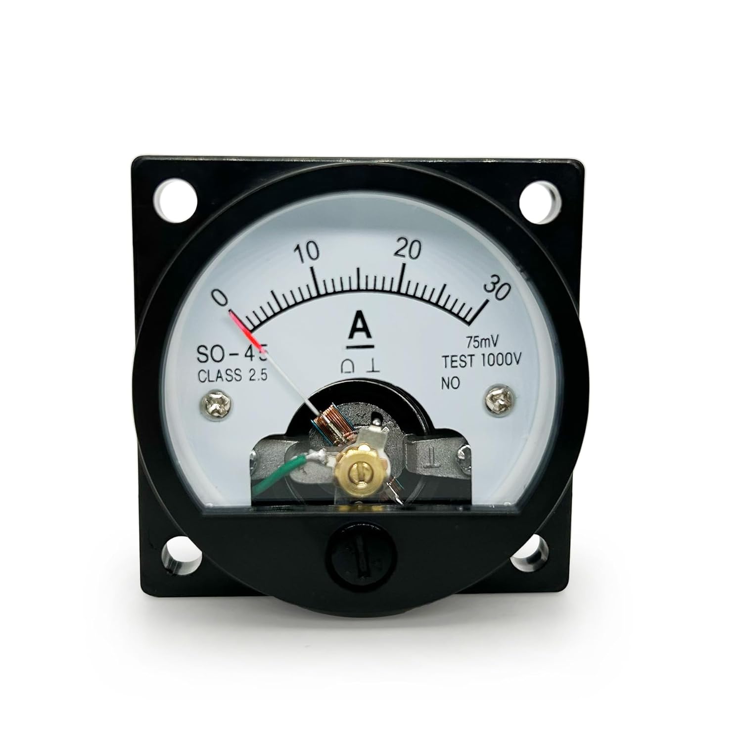 Amazon.com: LEPEVNEY Analog Dial Panel Meter Voltmeter Gauge SO-45 DC ...
